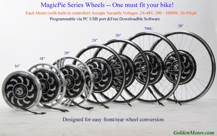 E-Bike Hub Conversion kits – Golden Motor